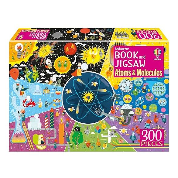 Atoms and Molecules Usborne Book And Jigsaw Puzzles - Peekaboo