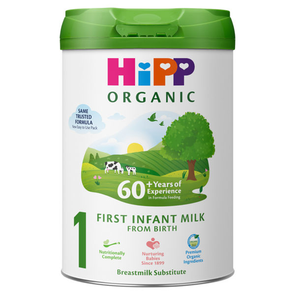 Hipp HiPP Organic 1 First Infant Baby Milk Powder Formula 800g-Age- Newborn & Above - Peekaboo