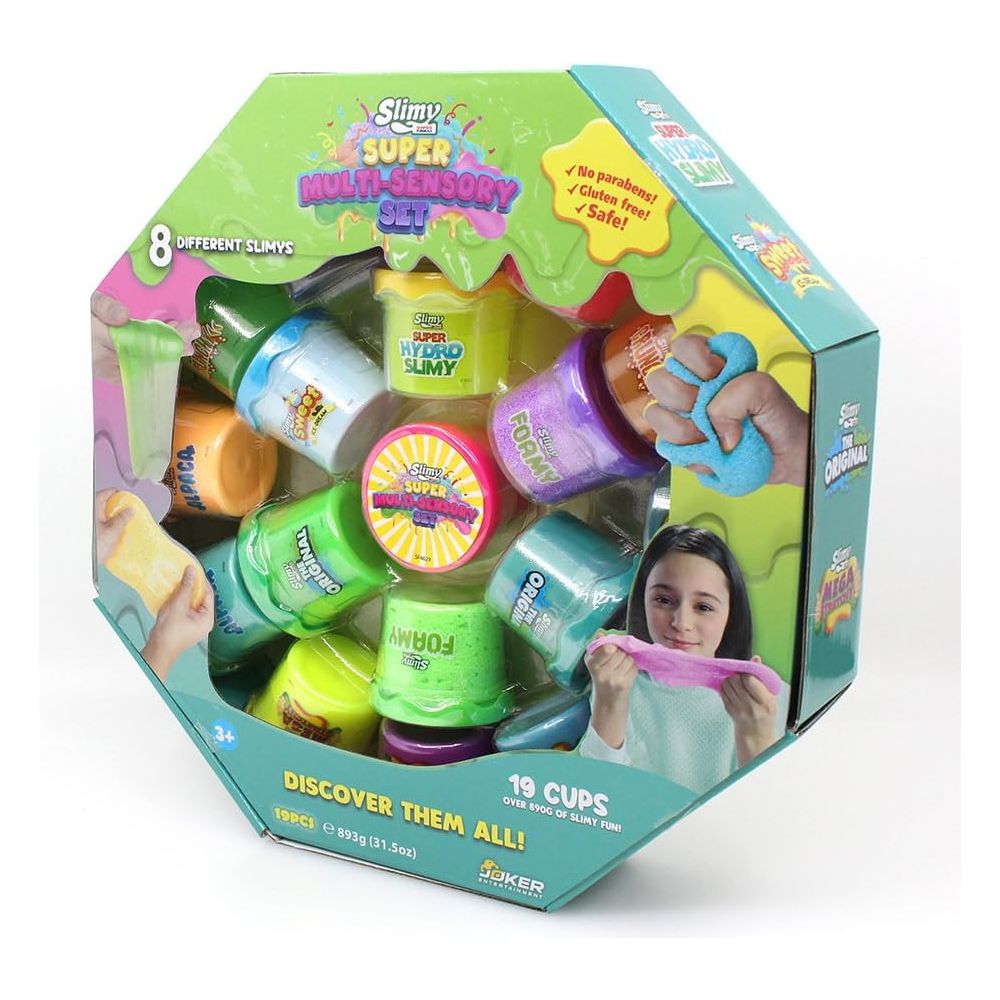 Slimy Super Multi Sensory Set 2Oz (56G) Octagon Multi Sensory Activity ...