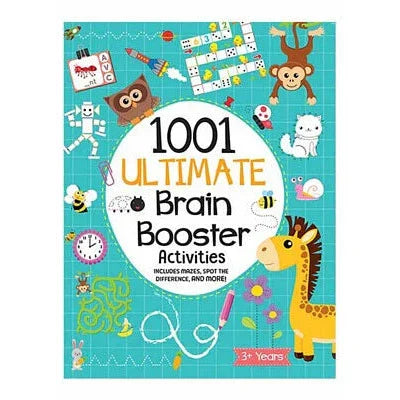 1001 Jumbo Brain Booster Activities Age- 3 Years to 6 Years - Peekaboo