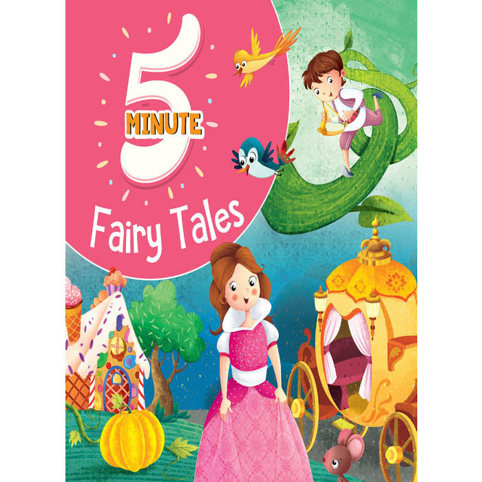 5 Minute Fairy Tales - Premium Quality Padded & Glittered Book - Peekaboo