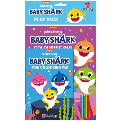 Alligator books Baby Shark Colouring Play Pack Multicolor Age-3 Years ...
