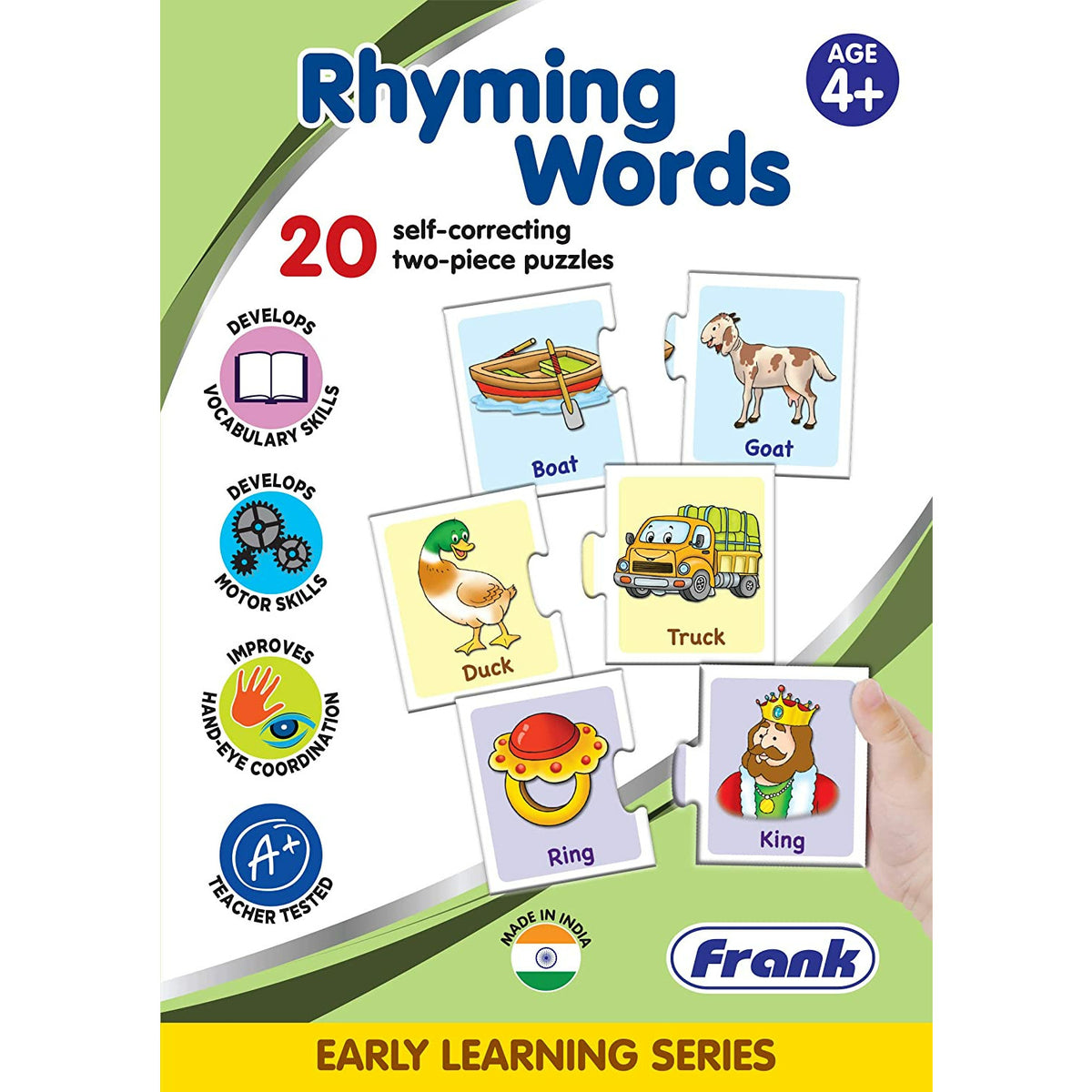 Frank Puzzles Rhyming Words (20 Pcs) - Peekaboo