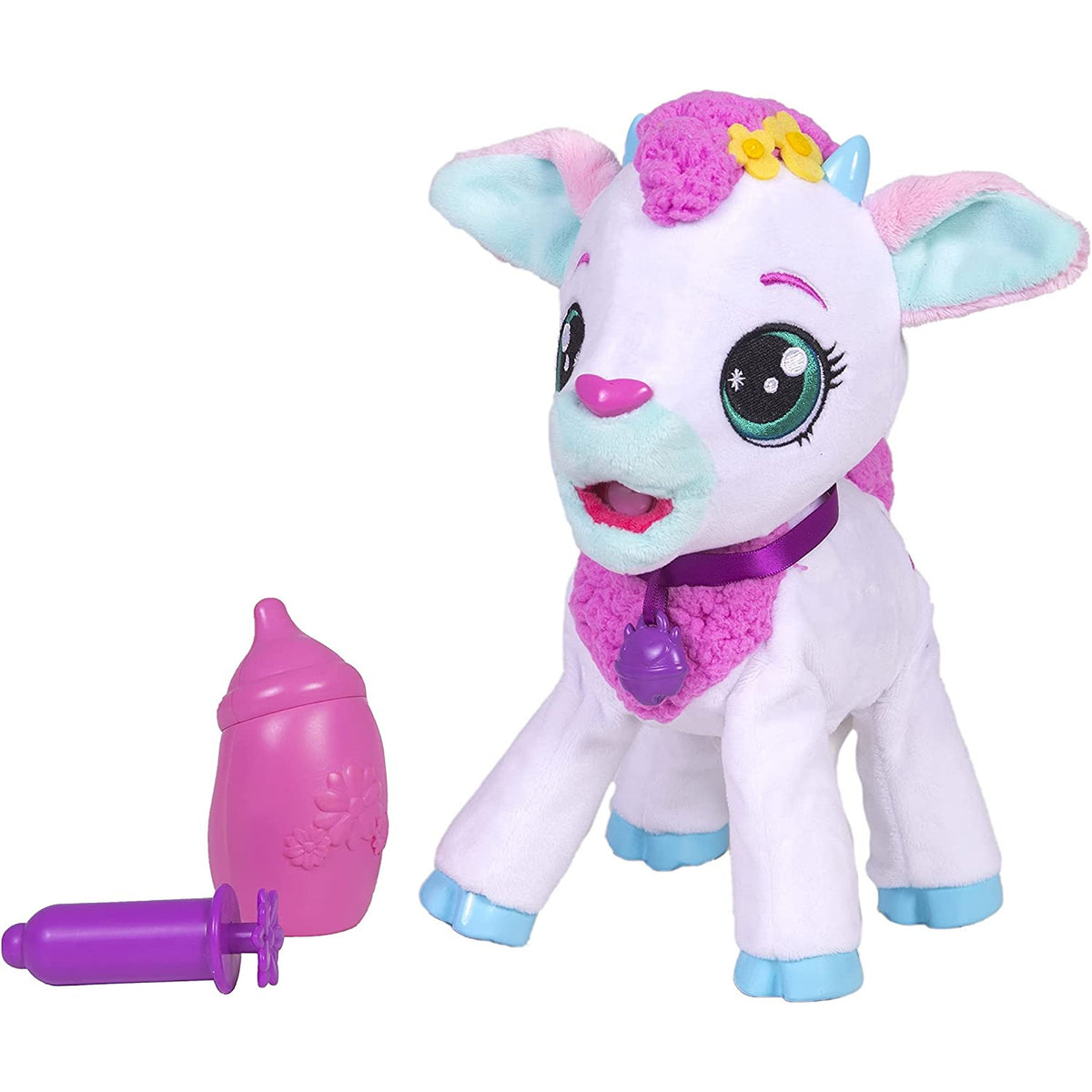 Club Petz Milky the Kid Interactive Plush Toy Multicolor Age- 18 Months & Above - Peekaboo