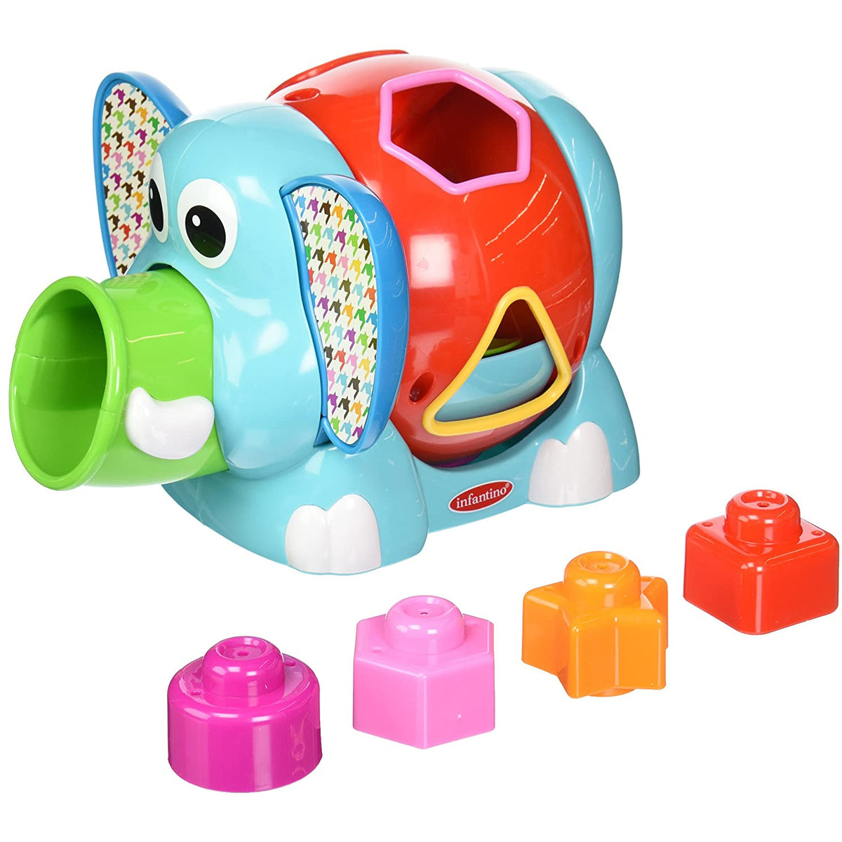 Infantino Jumbo Shape Sorter Multicolor Age- 12 Months to 3 Years - Peekaboo