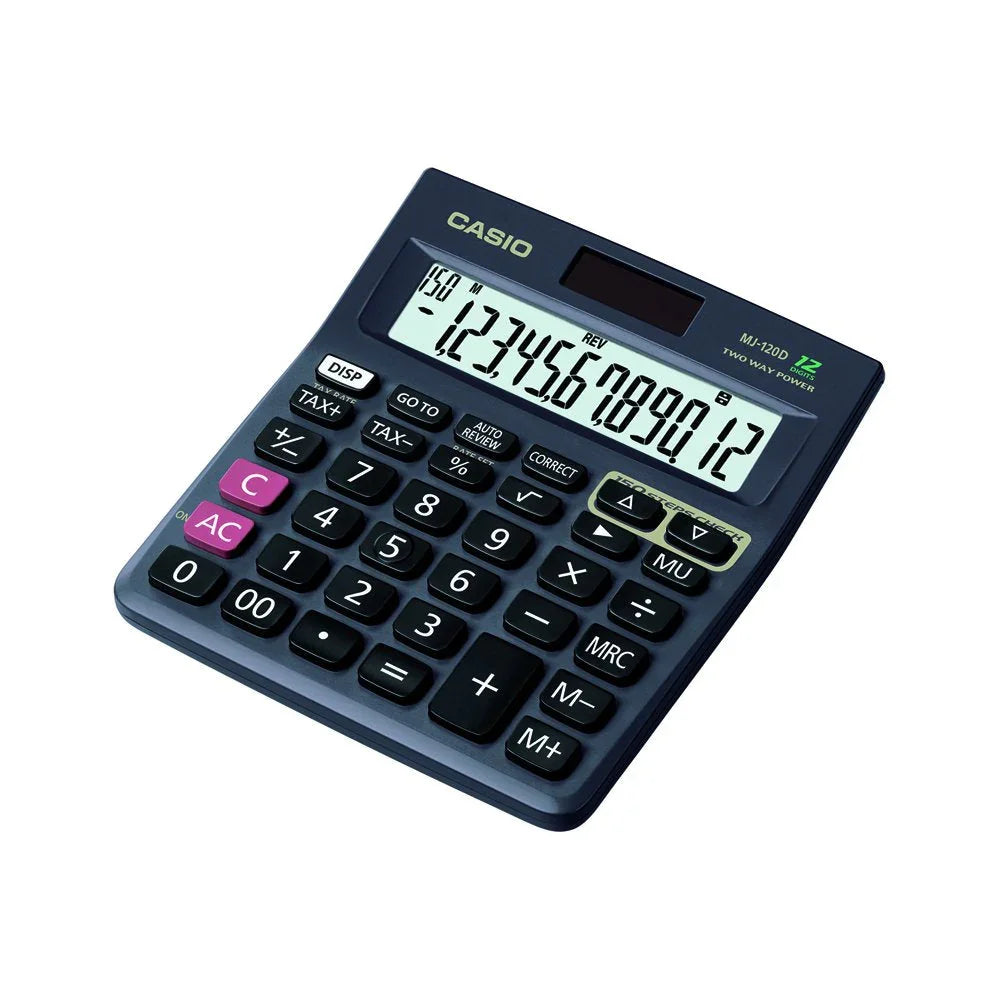 Casio MJ-120D Plus-BU Desktop Calculator, Casio Age- 8 Years & Above ...