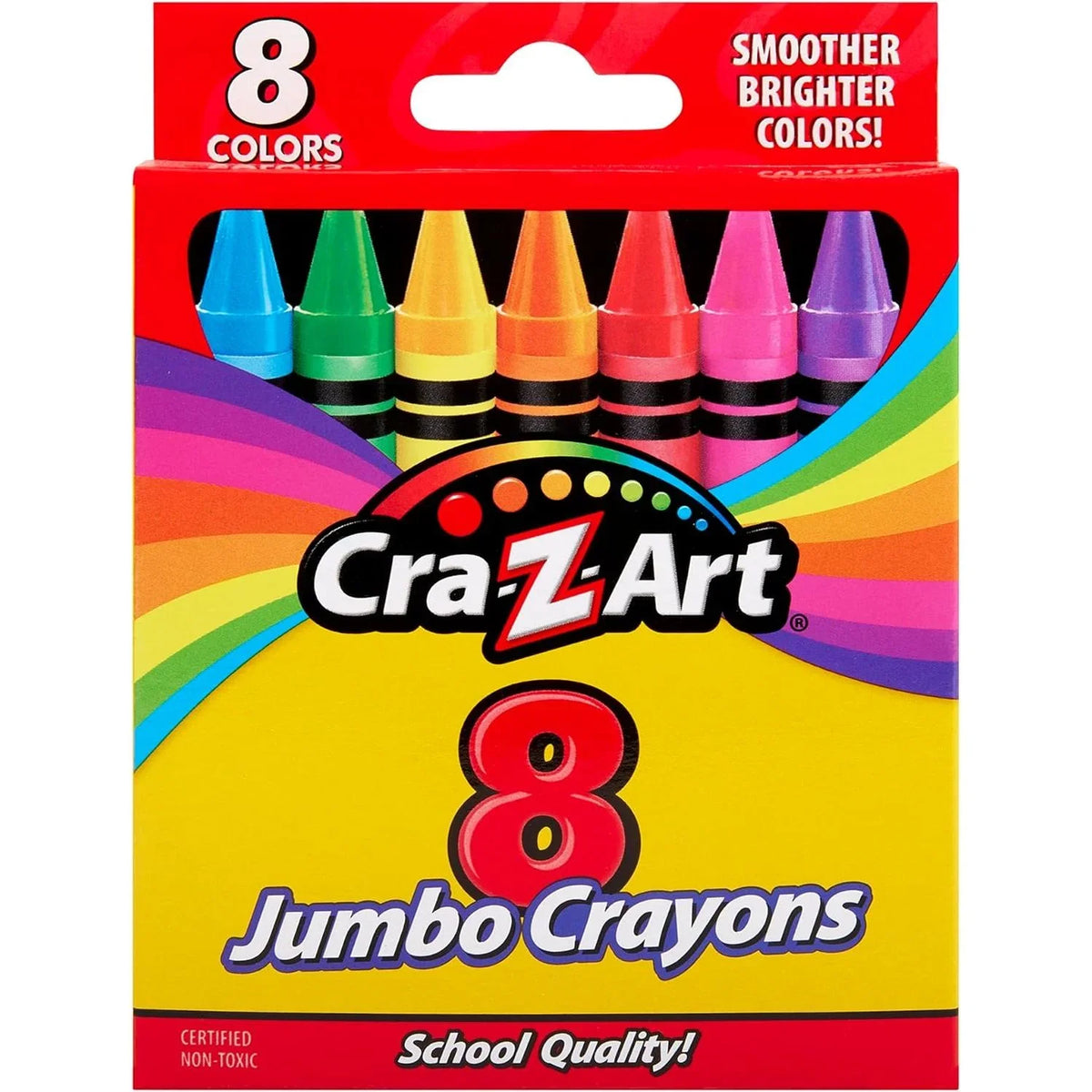 Cra-Z-Art 8 Jumbo Crayons Multicolor Age- 3 Years & Above - Peekaboo