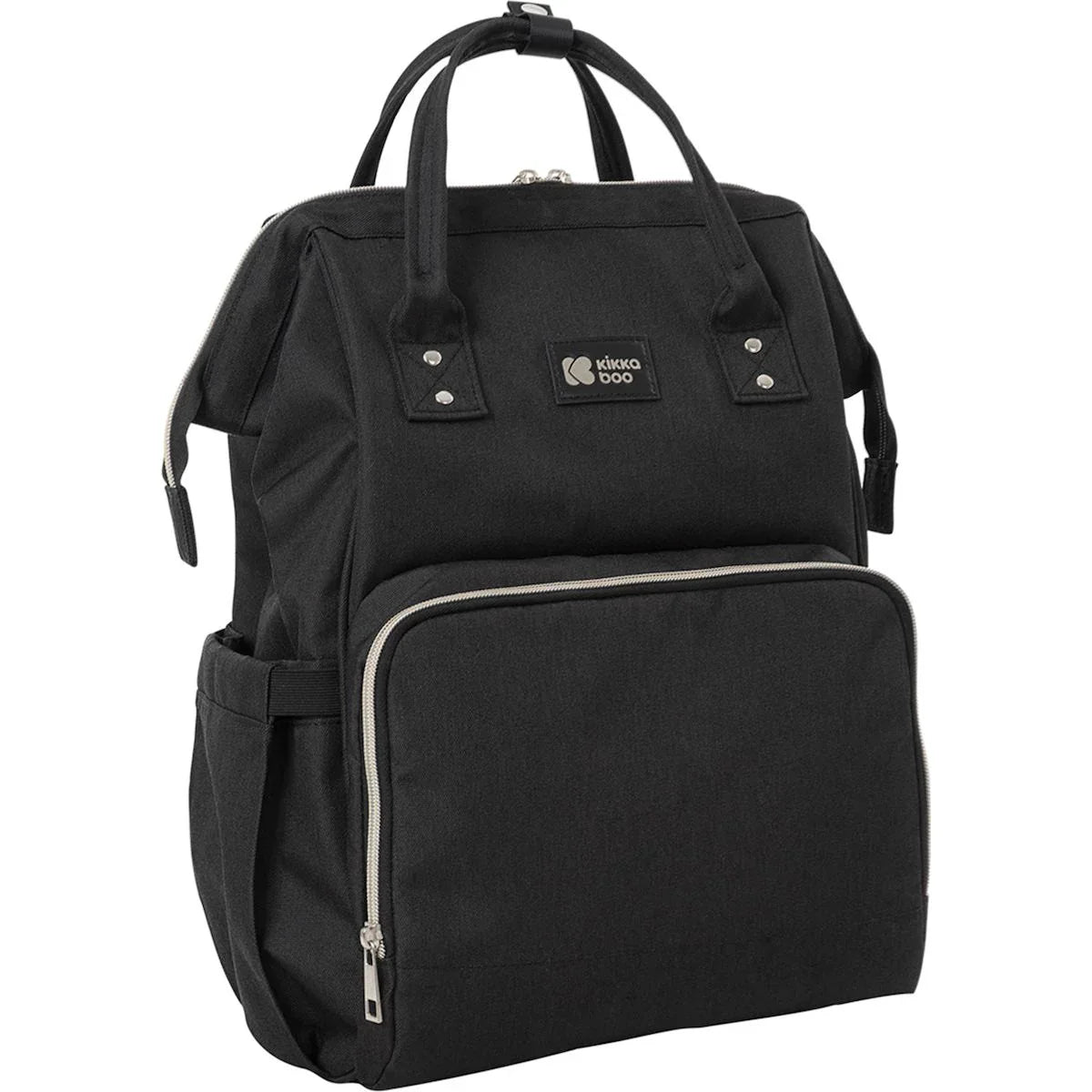 Kikkaboo Siena 2-in-1 Mama Diaper& Travel Backpack Black & Silver ...