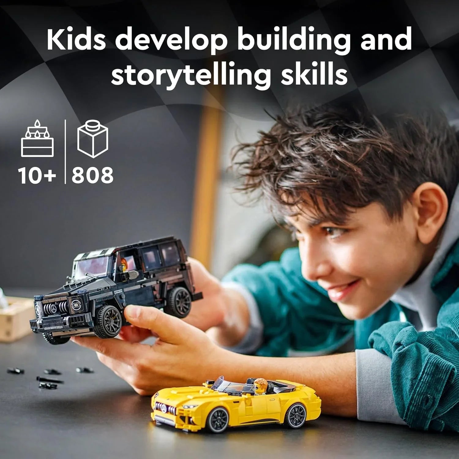LEGO Mercedes-Amg G 63 & Mercedes-Amg Sl 63 Building Playset Age- 6 ...