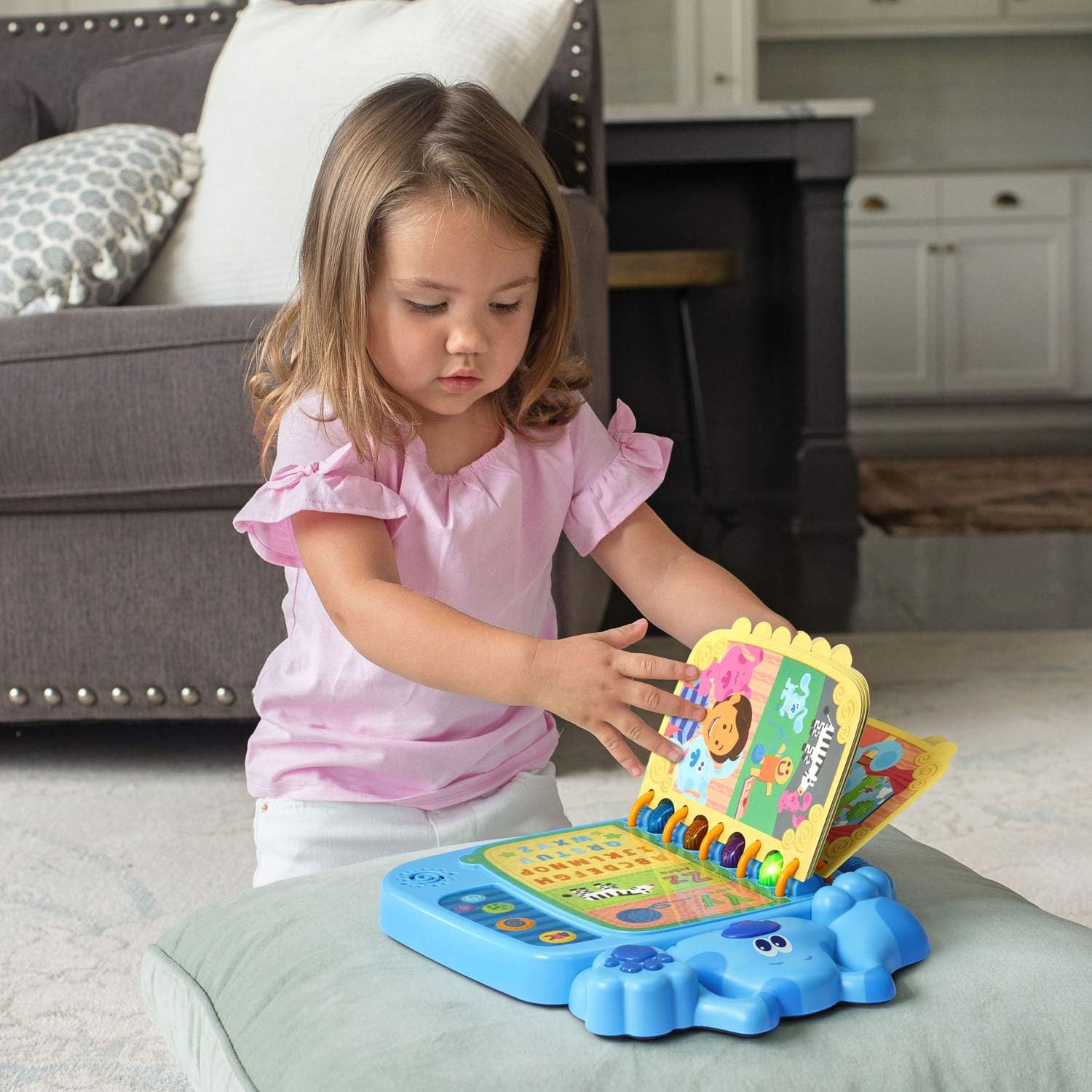 LeapFrog Blue's Clues and You! Skidoo Into ABCs Book Blue Age- 2 Years ...