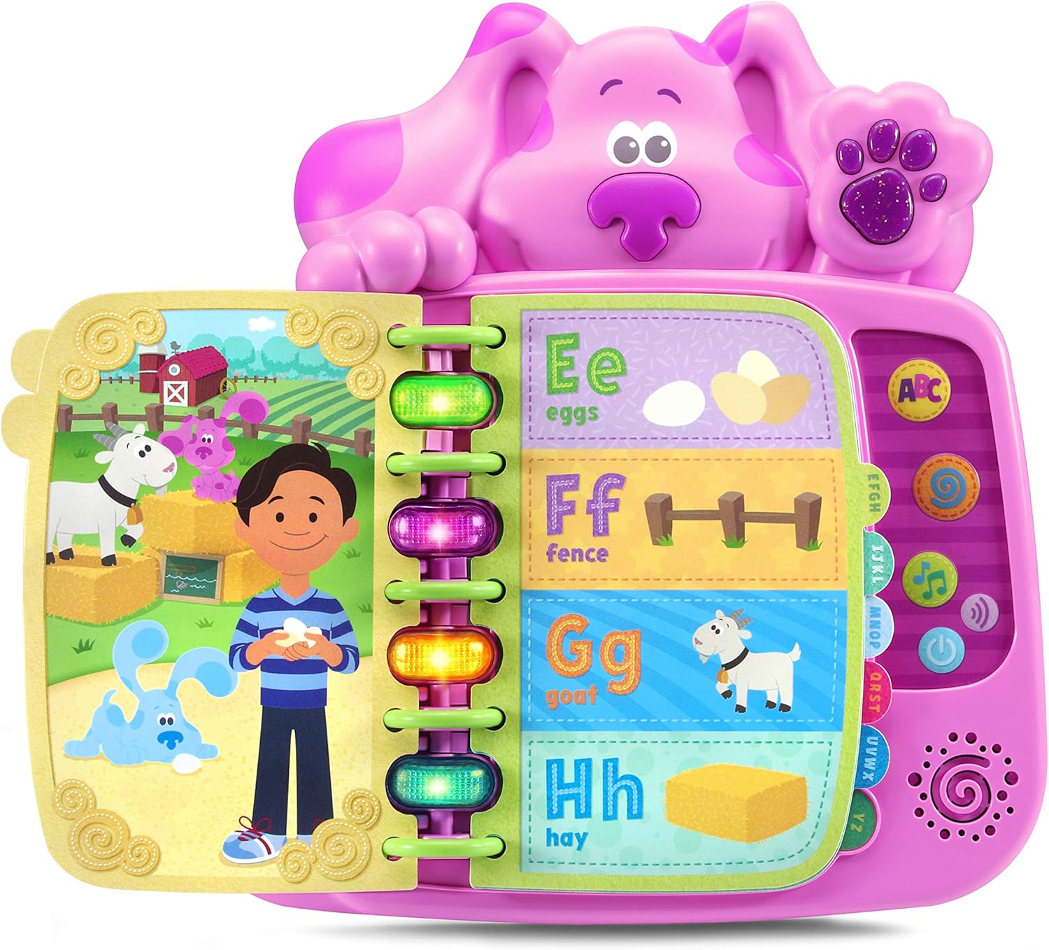 LeapFrog Blue's Clues and You! Skidoo Into ABCs Book Pink Age- 2 Years ...
