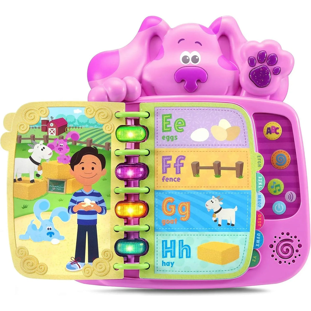 LeapFrog Blue's Clues and You! Skidoo Into ABCs Book Pink Age- 2 Years ...