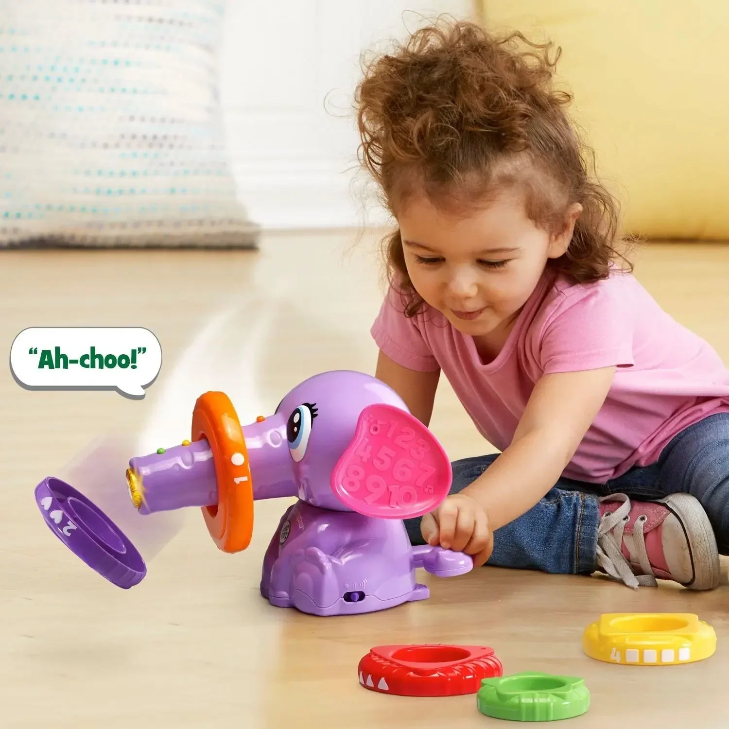 LeapFrog Stack & Tumble Elephantâ„¢ Musical Toy Blue Age- 6 Months ...