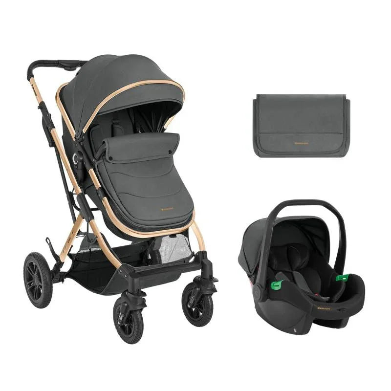 Kikkaboo Kaia 3-In-1 Travel System with Pushchair Stoller with ...