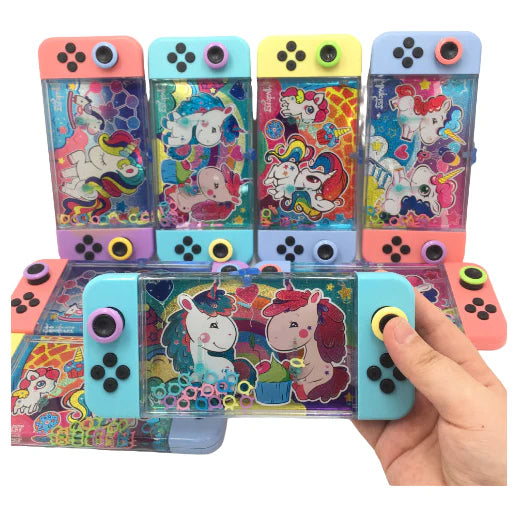 Pibi Kids Unicorn Water Ring Game Console with Rings Assorted (Single ...