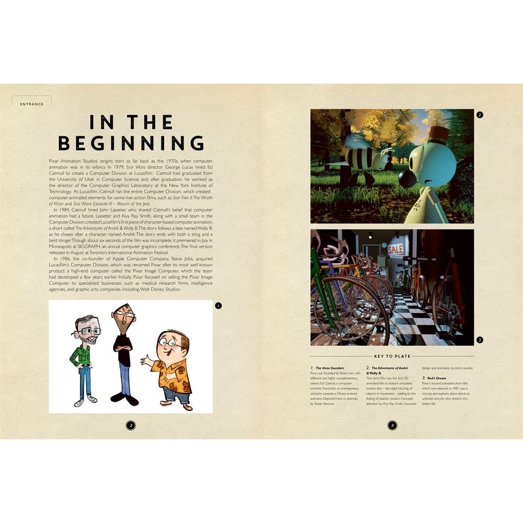 Pixar Museum: Stories and Art from the Animation Studio Kids Novelty ...