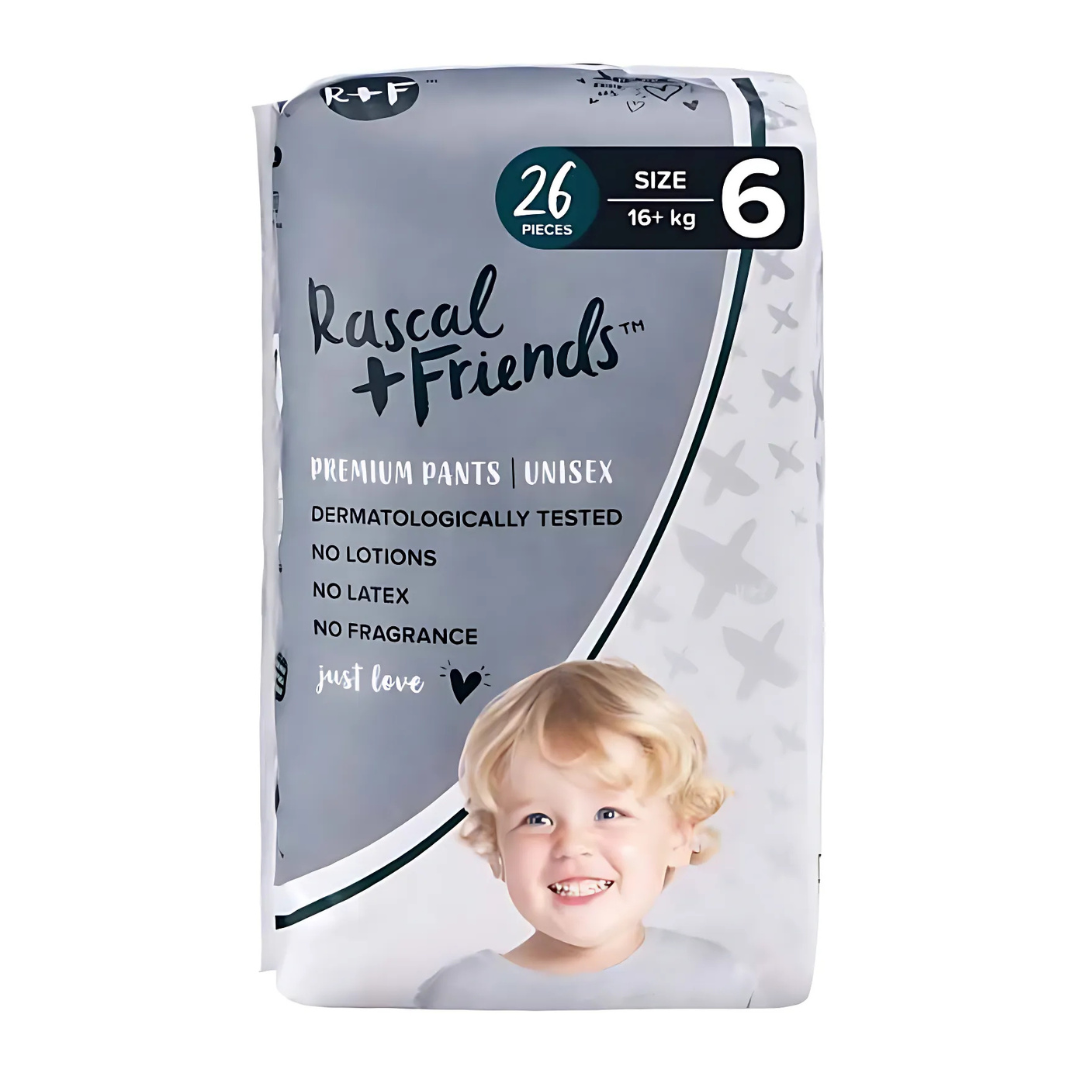 Rascal+Friends Premium Training Diaper Pants- Size 6, 15-20 kg, 26 ...