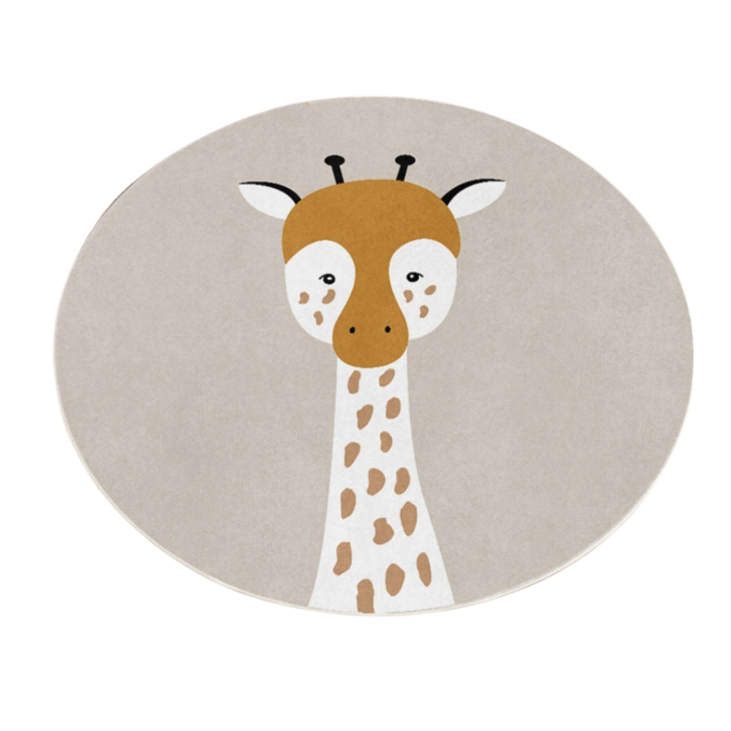 Peekaboo 3D Animal Round Carpet/ Baby Play Mat Girraffe (100 cm ...