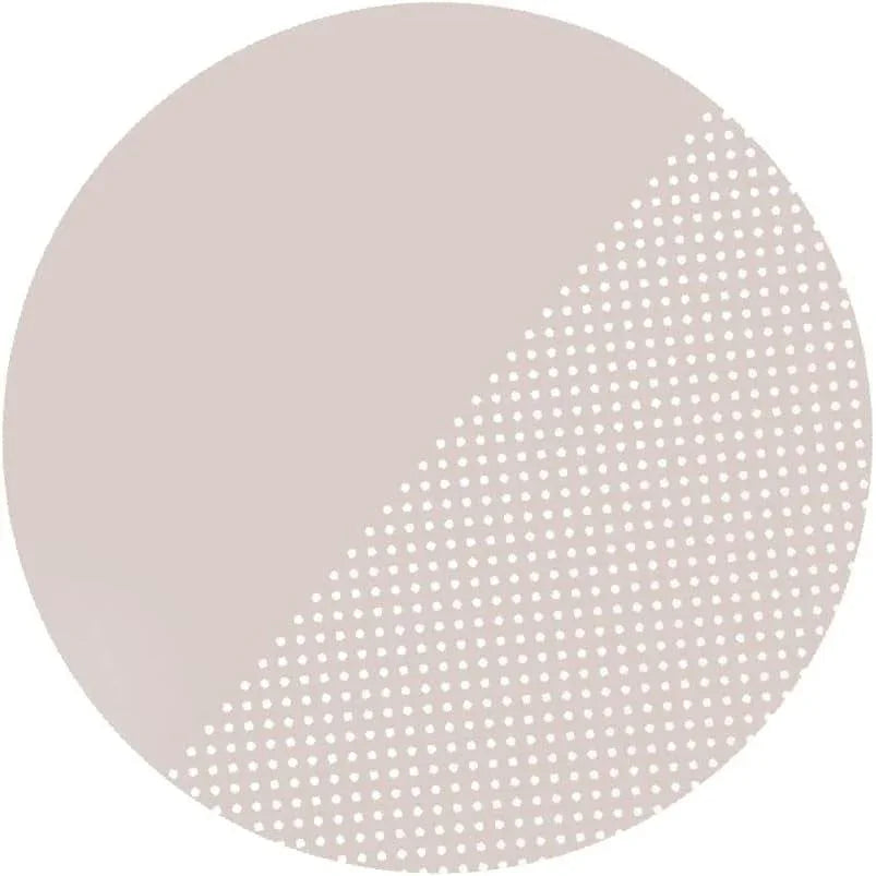 Toddlekind Round & Spotted Clean Wean Mat (105 cm) Dove Grey Age- 6 ...