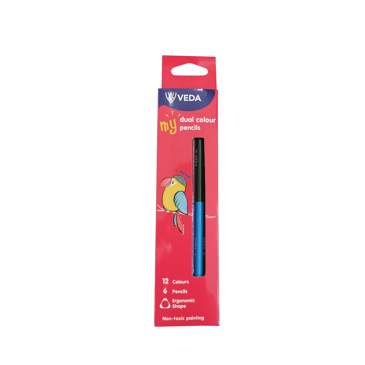 Veda Dual Sided Pencil Dcp6-2 Col - Peekaboo