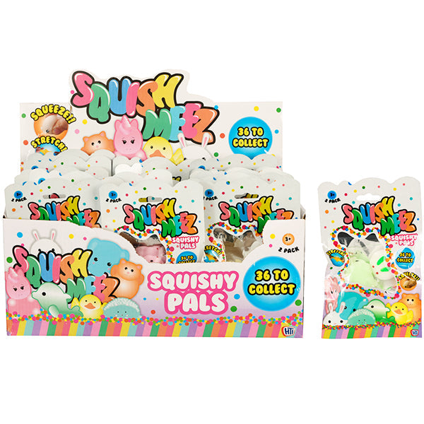 Pibi Squish Meez Squishy Pals Toys 2 Pack Assorted Age-3 Years & Above ...