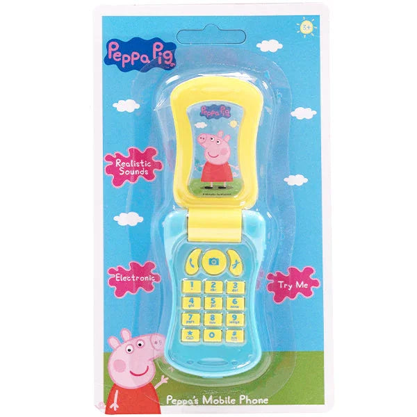 Peppa Pig Peppa'S Electronic Flip Mobile Phone Age- 3 Years & Above ...