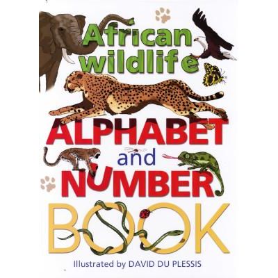 African Wildlife Alphabets and Numbers Book - Peekaboo