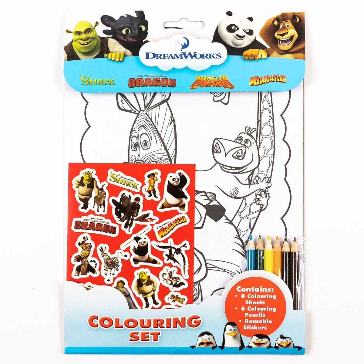 Alligator Dreamworks Colouring Set - Peekaboo