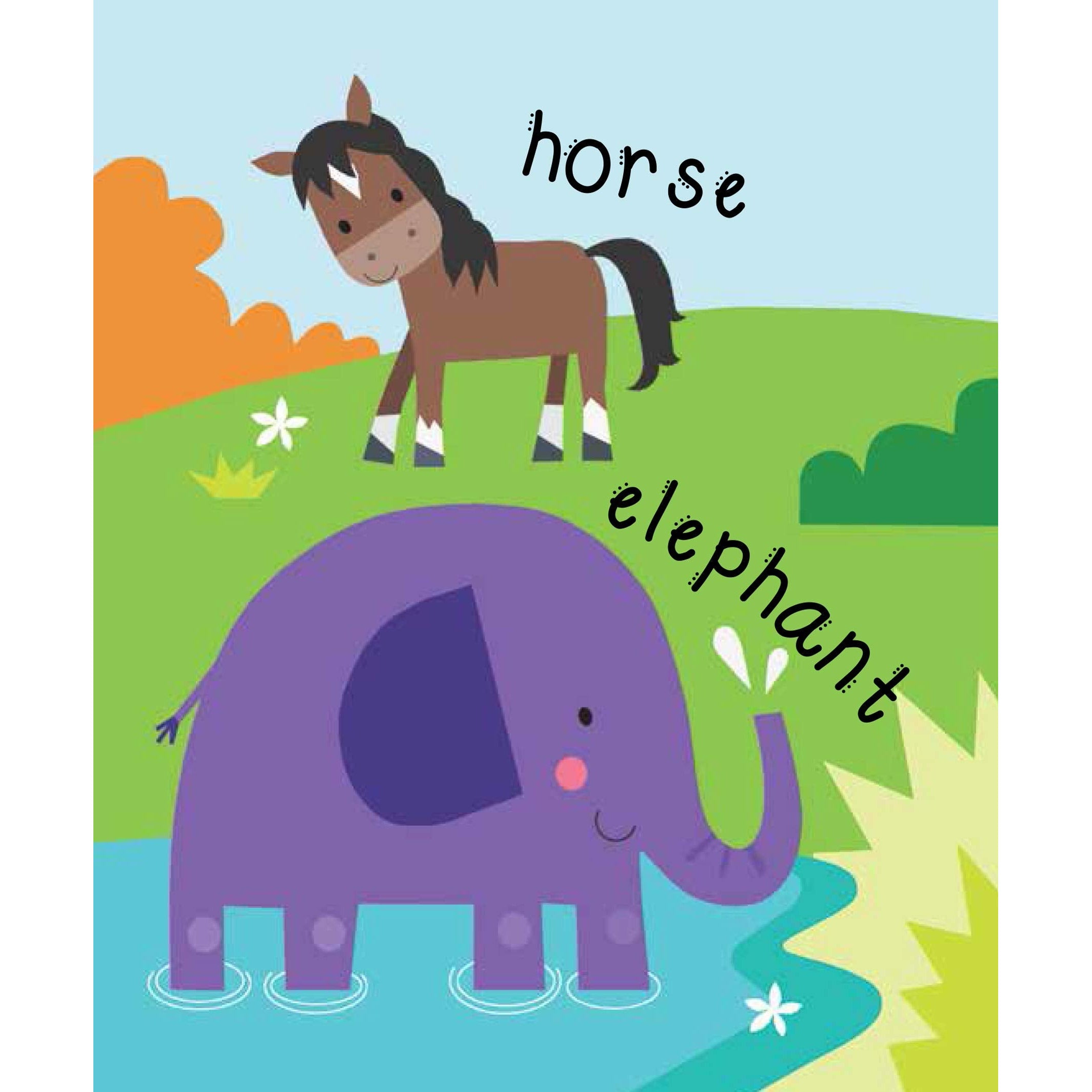 Animals - Early Learning Padded Board Book - Peekaboo