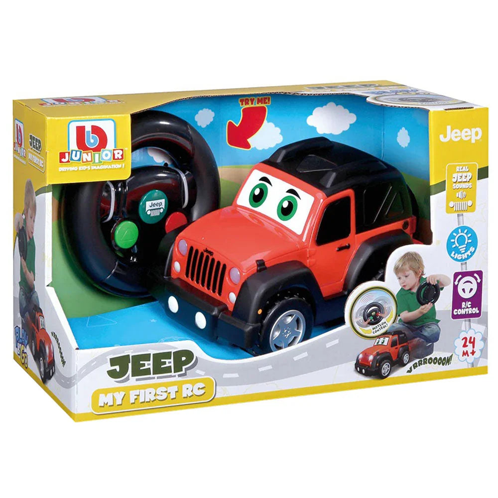 BB Junior Jeep My First RC Jeep Wrangler Orange Age 2 Years & Above ...