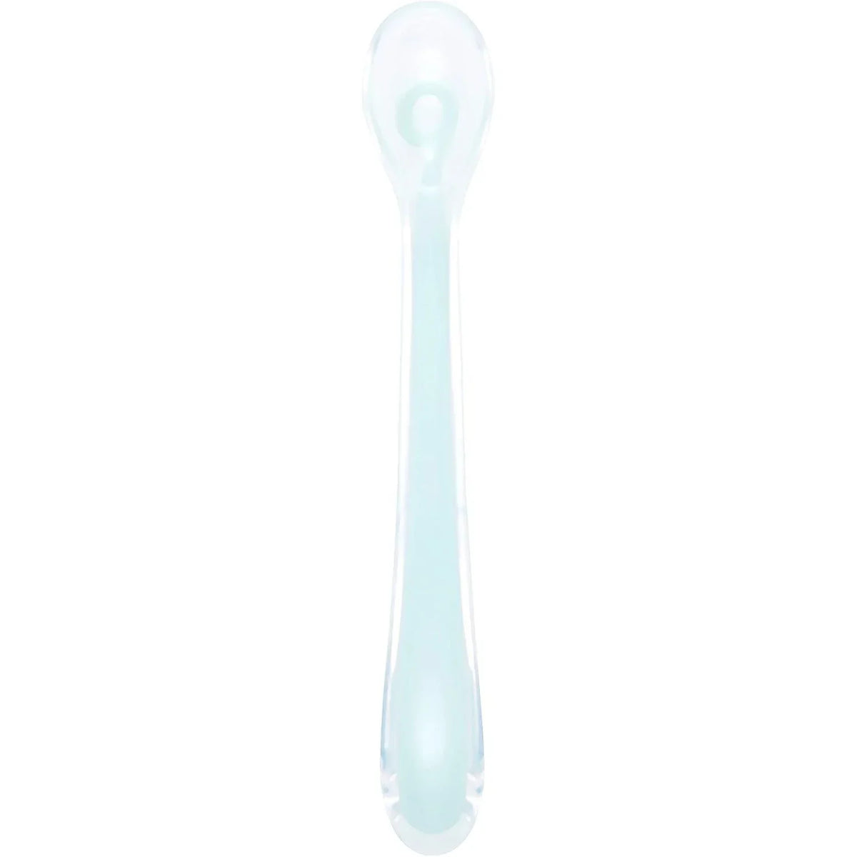 Babymoov 1st Age Silicone Spoon Azur Blue Age-6 Months & Above - Peekaboo