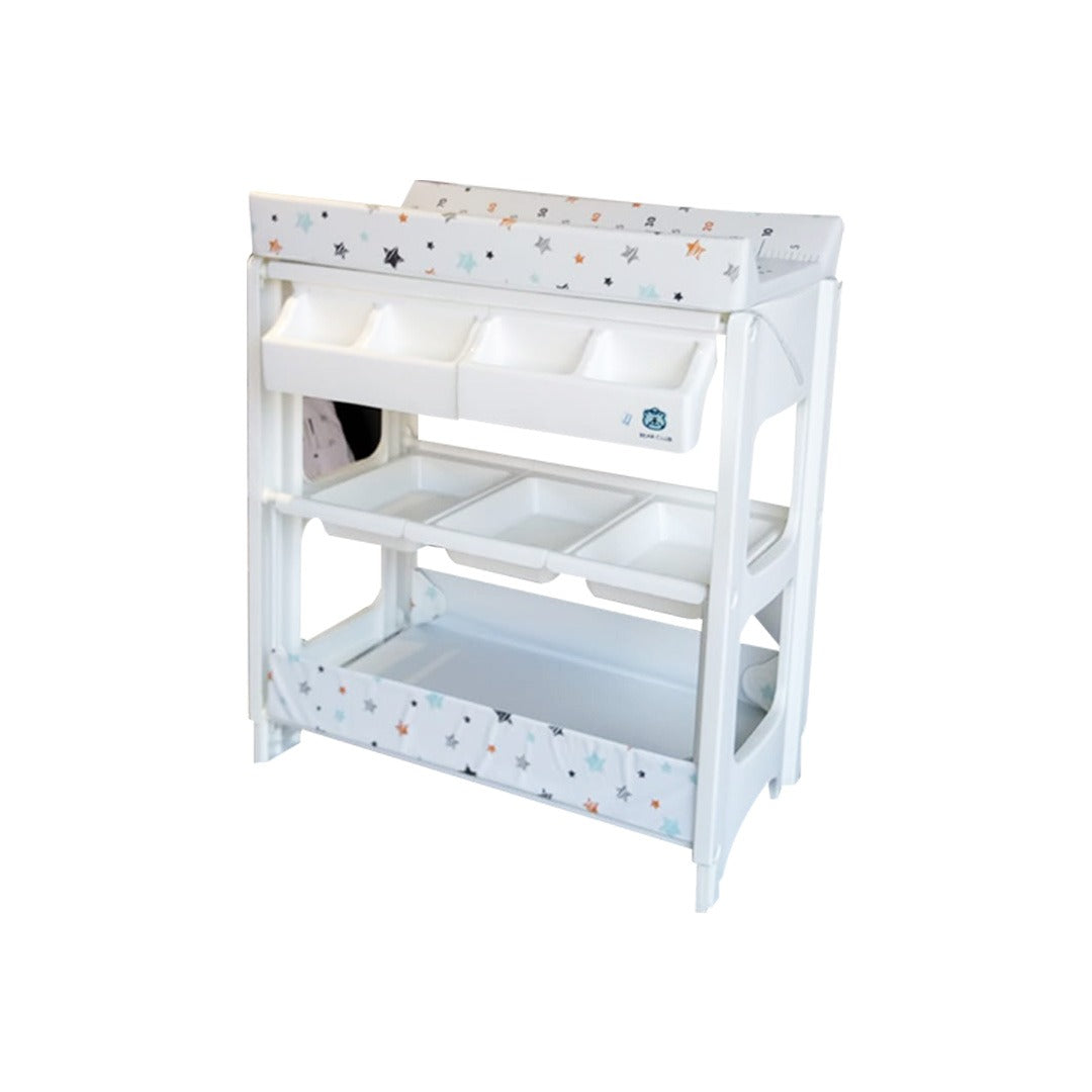 Bear Club 2-in-1 Movable Baby's Bath + Changing Table with Storage ...