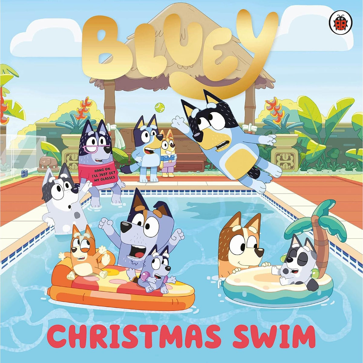 Bluey Christmas Swim-Bluey Board Book Age-3 Years & Above - Peekaboo