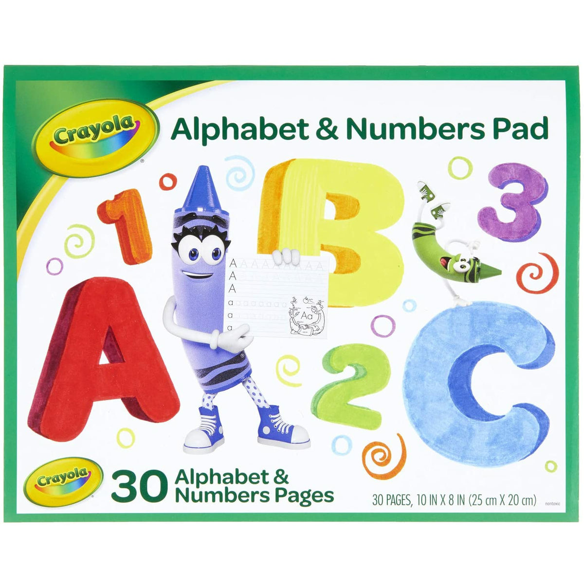Crayola Beginning ABC Tablet 10 x 8 - 30 Sheets - Peekaboo