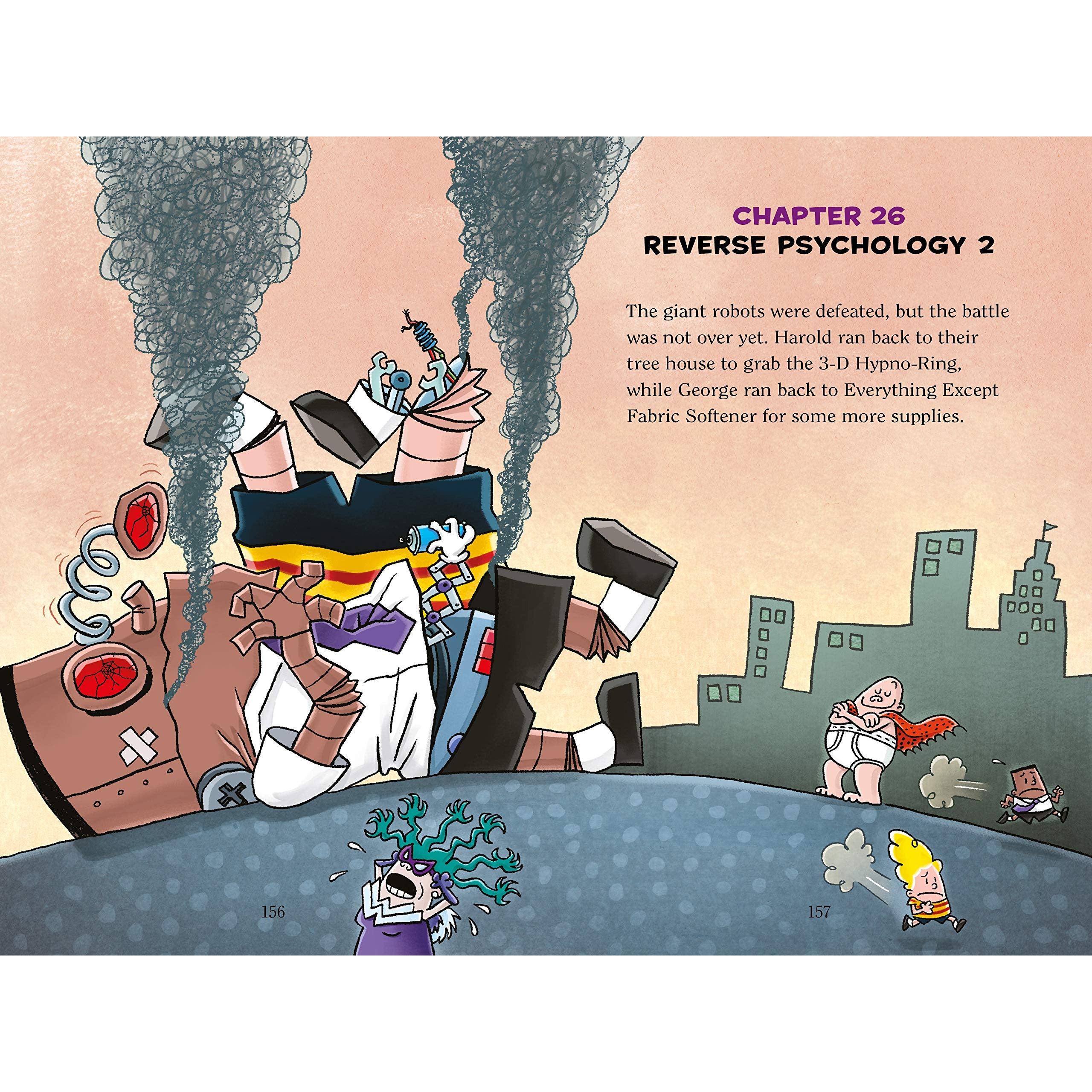 Captain Underpants Two Turbo-Charged Novels in One Full Colour (Book ...