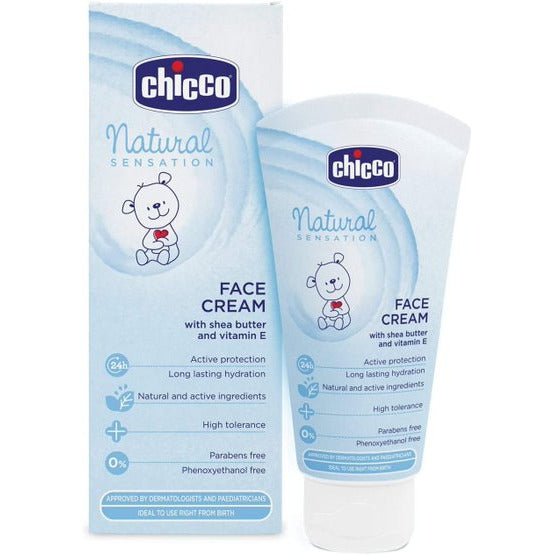 Chicco Natural Sensation Face Cream 50ml Age- Newborn & Above - Peekaboo