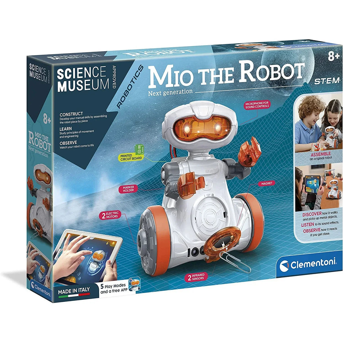 Clementoni Science Museum Mio The Robot New Generation Age- 8 Years ...