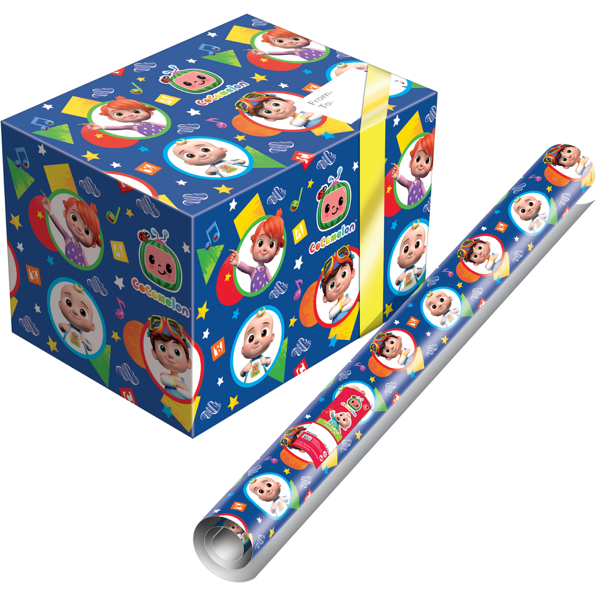 Cocomelon - Gift Wrap 200 Cm x 76Cm Age-Newborn & Above - Peekaboo