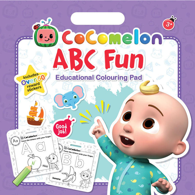 Cocomelon ABC Colouring Pad Age- 3 Years & ABove - Peekaboo