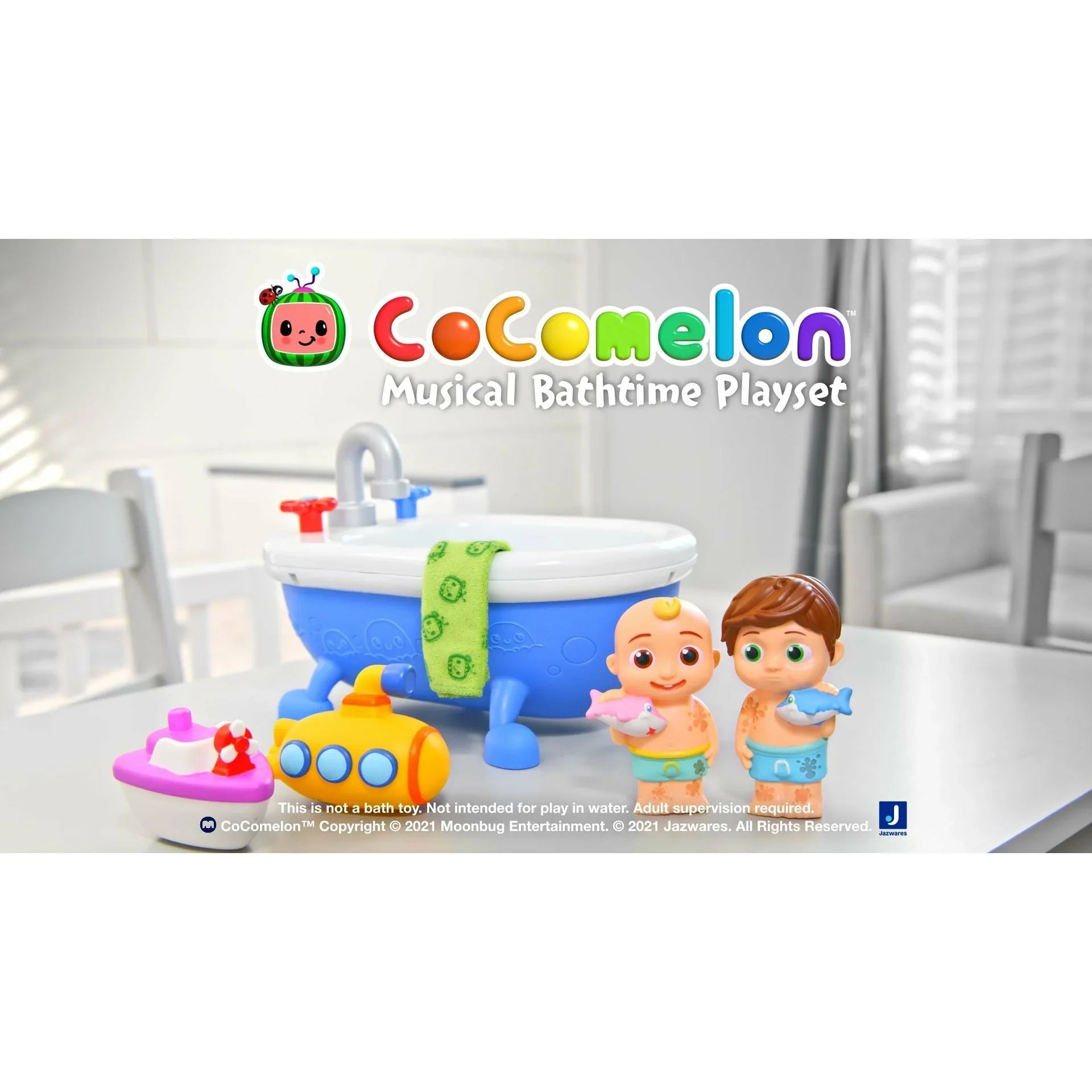 Cocomelon F. Role Play Bathtub Playset Multicolor-Age 3Years & Above ...