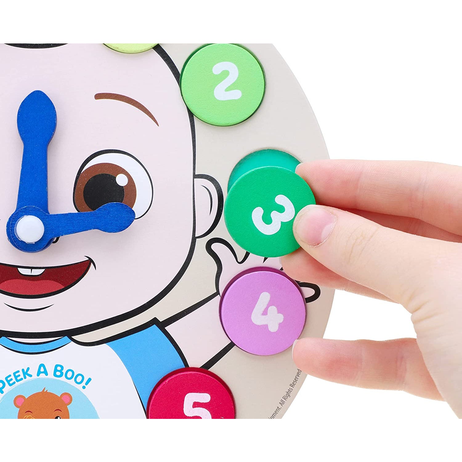 Cocomelon Learning Clock Age-3 Years & Above - Peekaboo