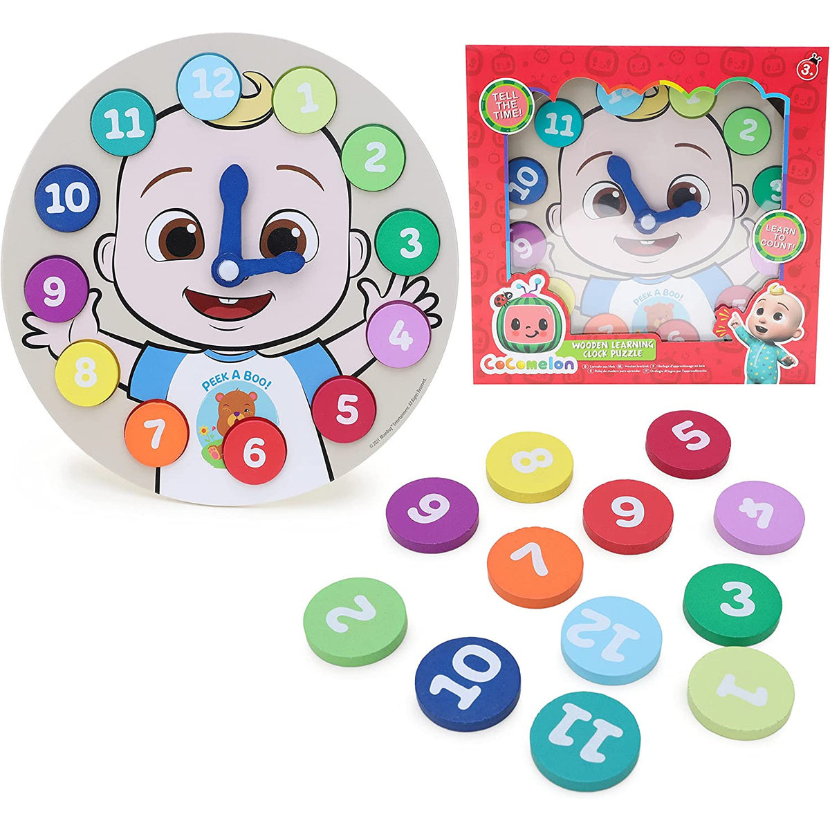 Cocomelon Learning Clock Age-3 Years & Above - Peekaboo