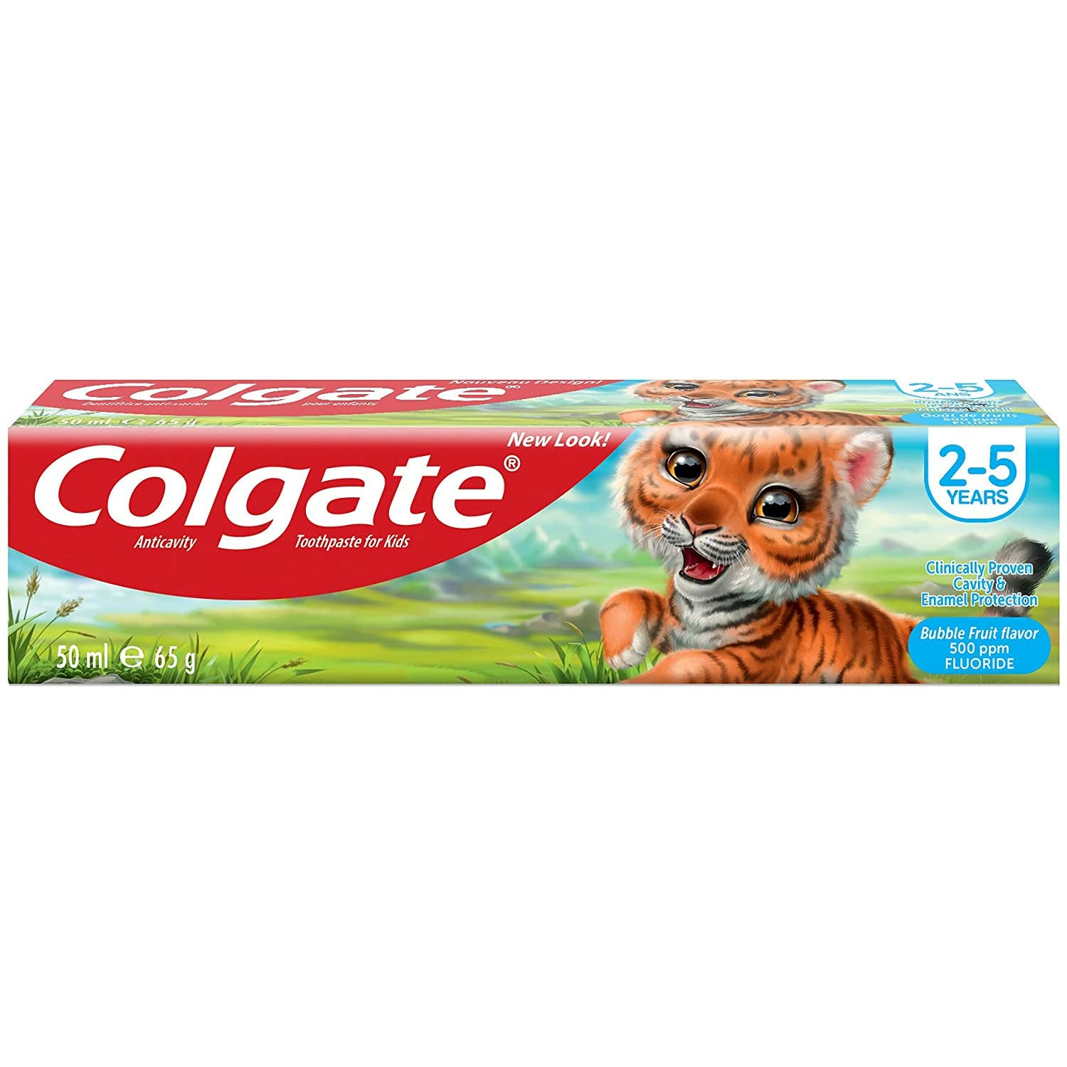 Colgate Kids Bubble Fruit Toothpaste 50ml 2-5 Years - Peekaboo