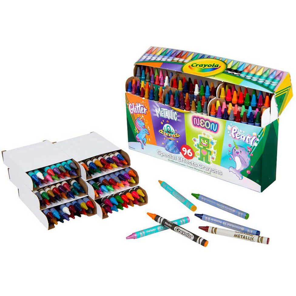 Crayola Special Effects Crayon Set 96 Pieces Age- 3 Years & Above ...