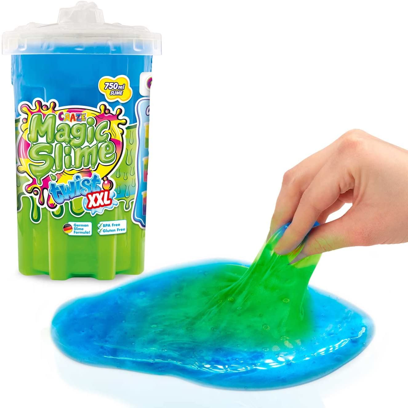 Craze Magic Slime - Twist XXL with Intelligent Super Modeling Clay ...