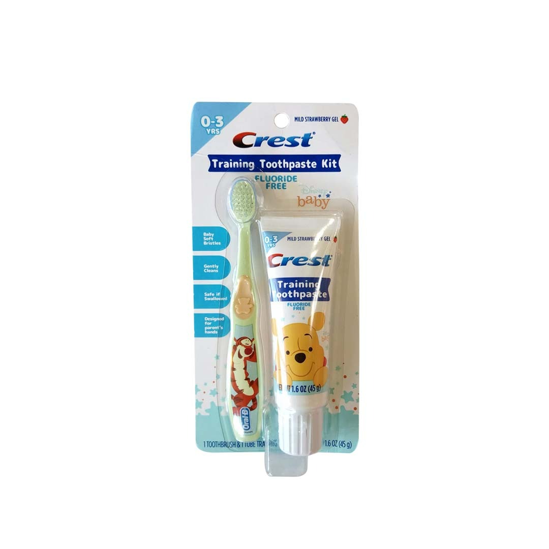 Crest Baby Training Toothpaste and Toothbrush Kit, Disney Winnie the ...