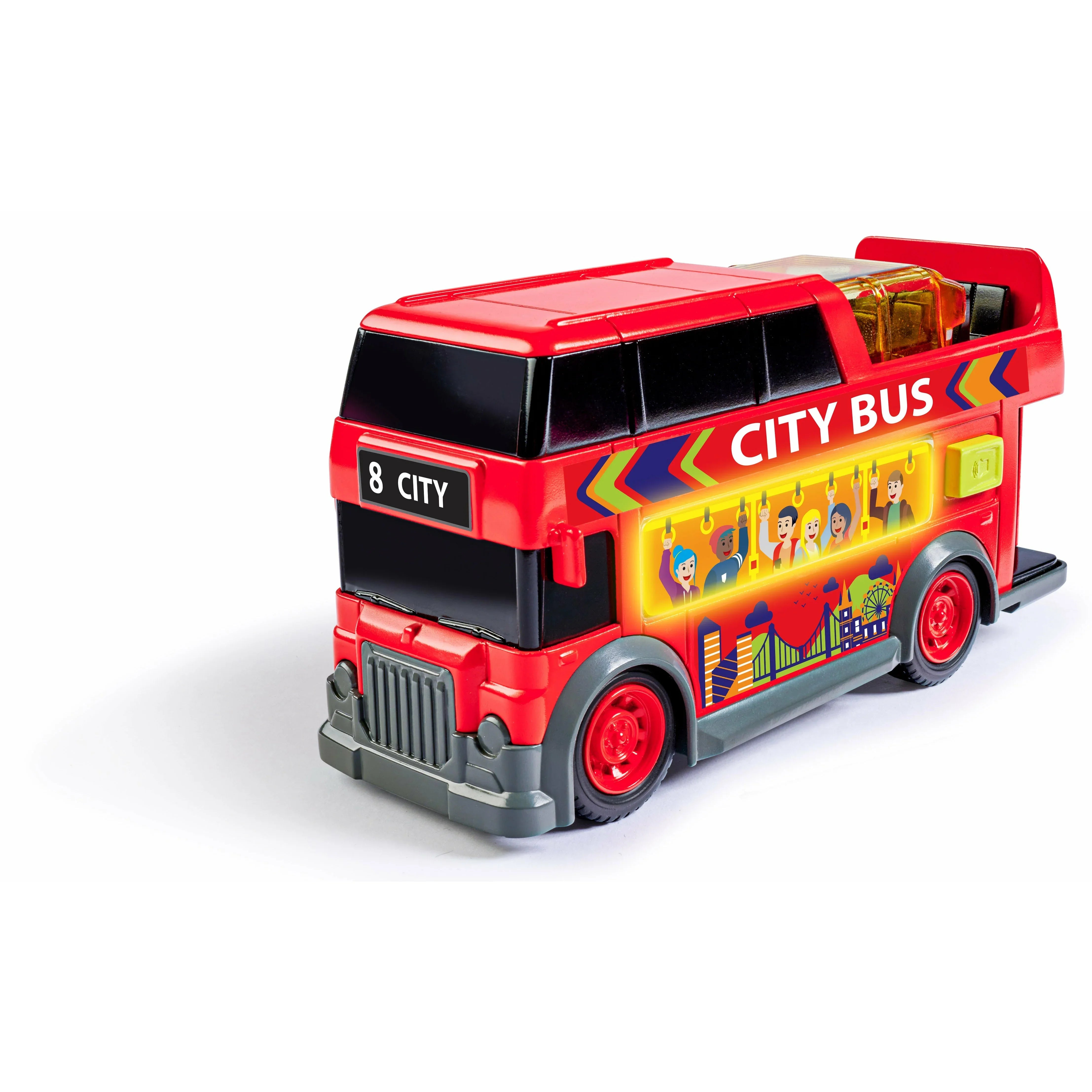 Dickie City Bus Multicolor Age-3 Years & Above - Peekaboo