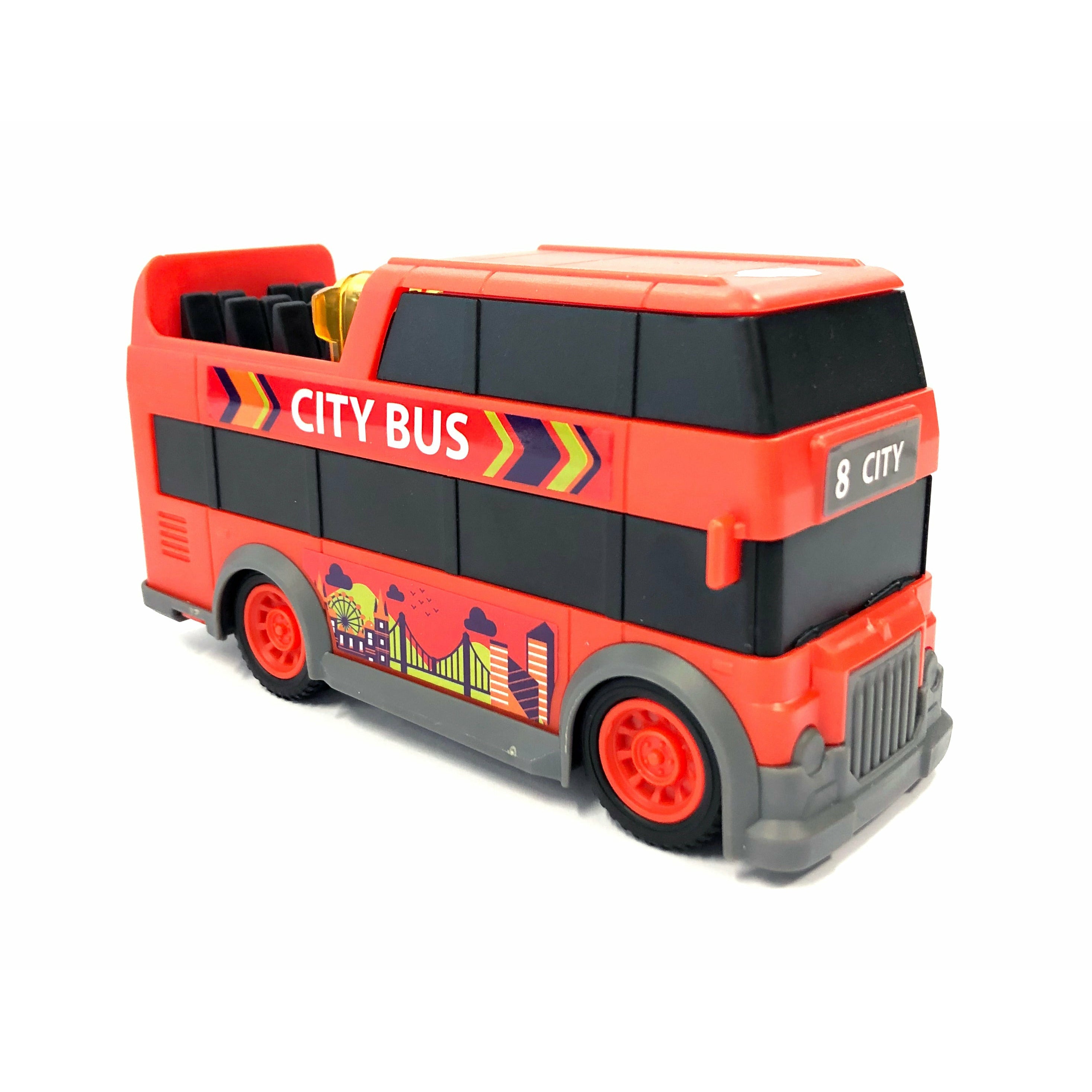 Dickie City Bus Multicolor Age-3 Years & Above - Peekaboo