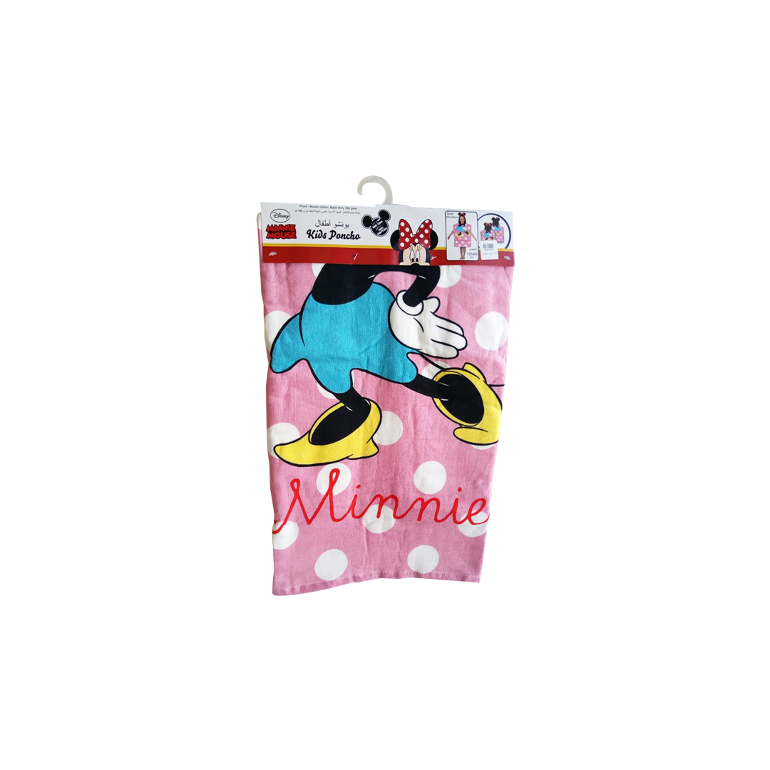Disney Minnie Terry Cotton Poncho Kids - Peekaboo