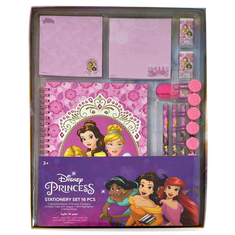Disney Princess Stationery Set 16Pcs Kids - Peekaboo